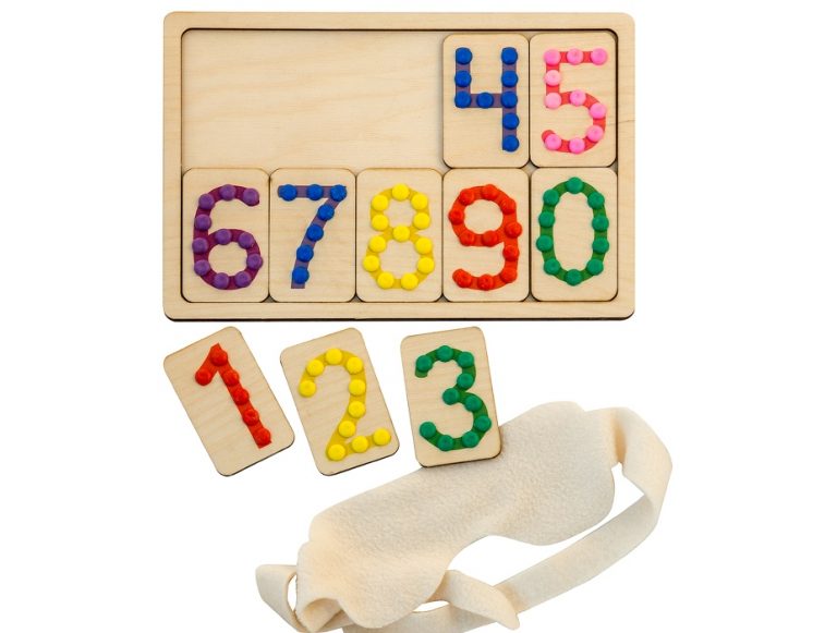 Tactile numbers – TheKiddoToys – Eco toys, Wooden Toys & Book Store